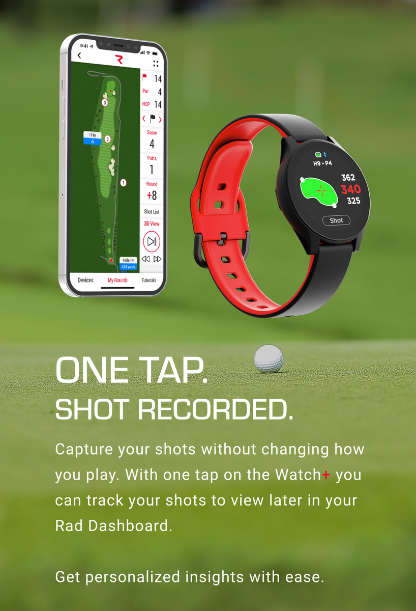 WATCH+ GPS Golf Smartwatch – Rad Golf